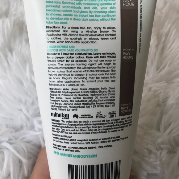 mine tan | Makeup | Mine Tan Original Tanning Lotion | Poshmark